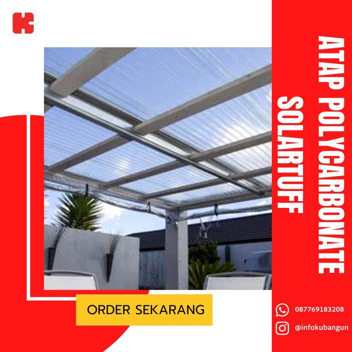 Jual Atap Transparan Polycarbonate Solartuff / Solarflat - Kota Medan ...