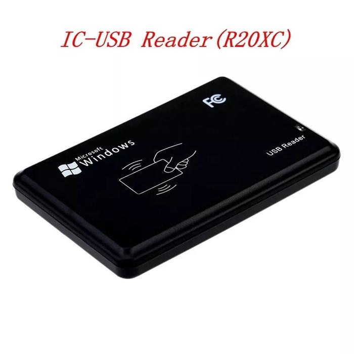 Jual R20XC USB RFID Card Reader 13.56Mhz Proximity IC Smart Card Reader ...