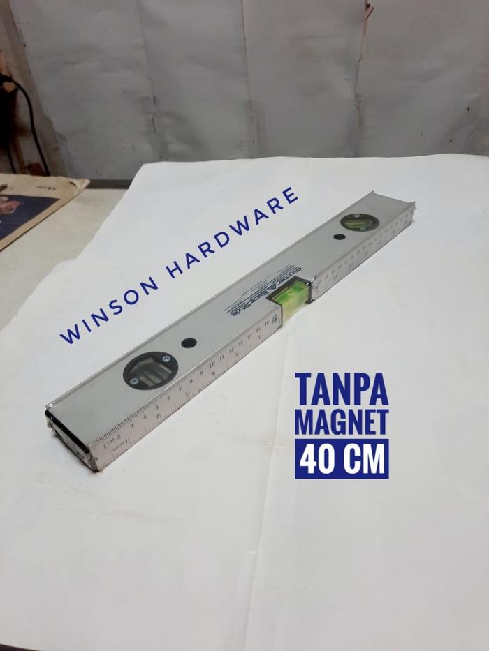 Jual Richter Waterpass TANPA Magnet Aluminium 40cm Water pass Level ...