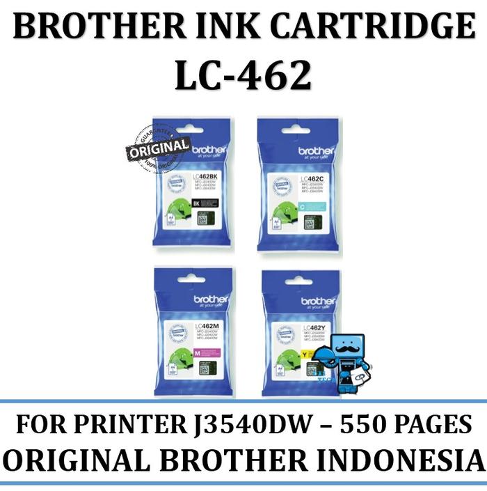 Jual Brother Ink Cartridge LC-462 BK/C/M/Y - For Printer MFC-J3540DW ...