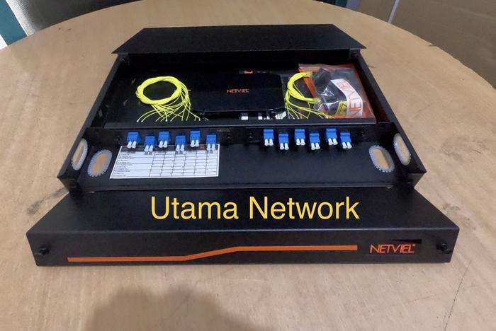 Jual NETVIEL OTB Rackmount 24 port LC + Pigtail(NVL-OTB-RM-24/24-SM-LC ...