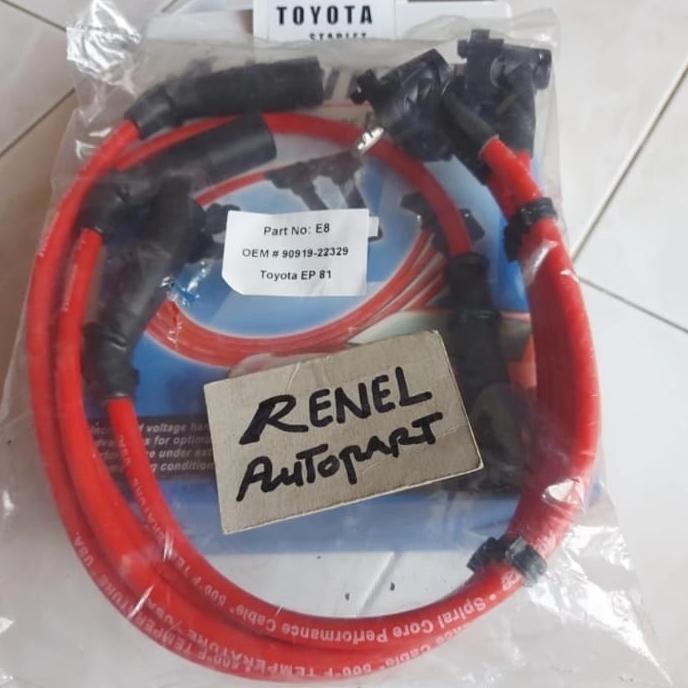 Jual Kabel busi Racing Toyota Starlet CDI 1994-1997 8MM - Jakarta Utara ...