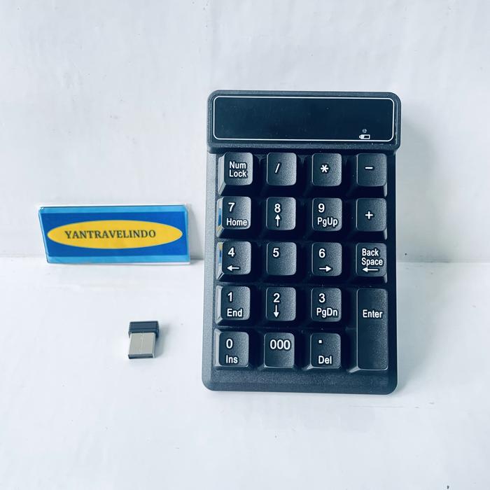 Jual KEYPAD NUMPAD NUMBERIC NUMERIK WIRELES TANPA KABEL MECHANICAL ...
