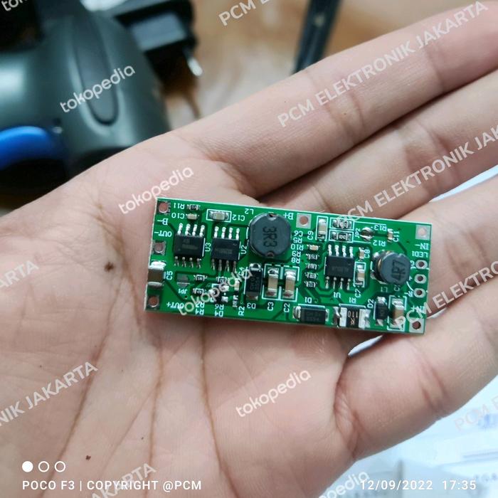 Jual dc ups module modul 12v 12volt 12 volt 18650 boost step up stepup ...