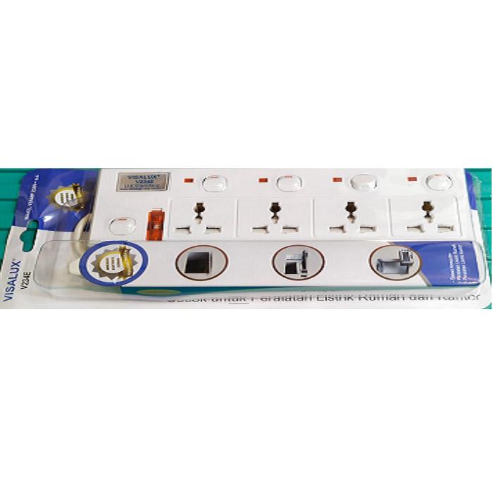 Jual Kabel Extension / Colokan Cabang Visalux 3-6 Lubang Colokan ...