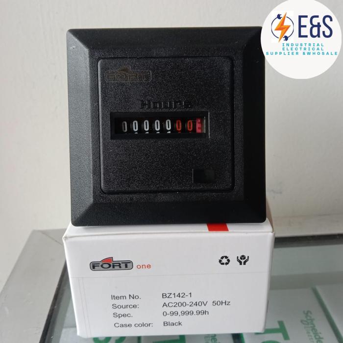 Jual Hour Meter Fort BZ-142-1 220VAC / Hour meter Analog BZ-142 24 ...