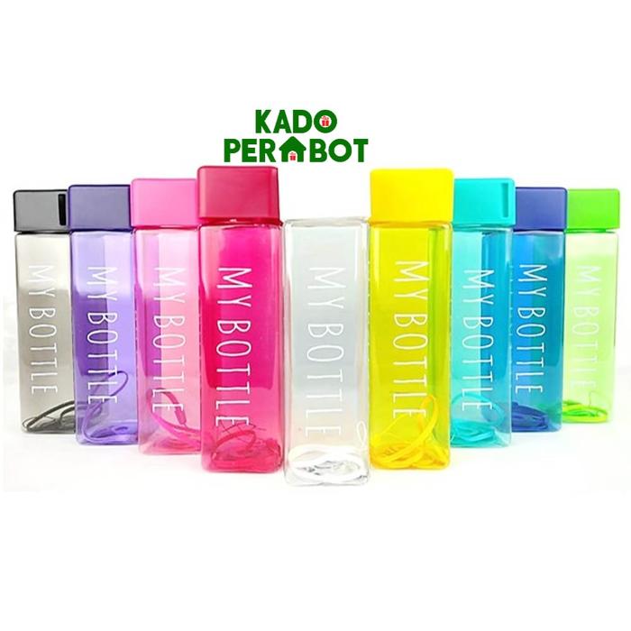 Jual botol minum kotak - botol air minum minimalis - botol air cantik ...