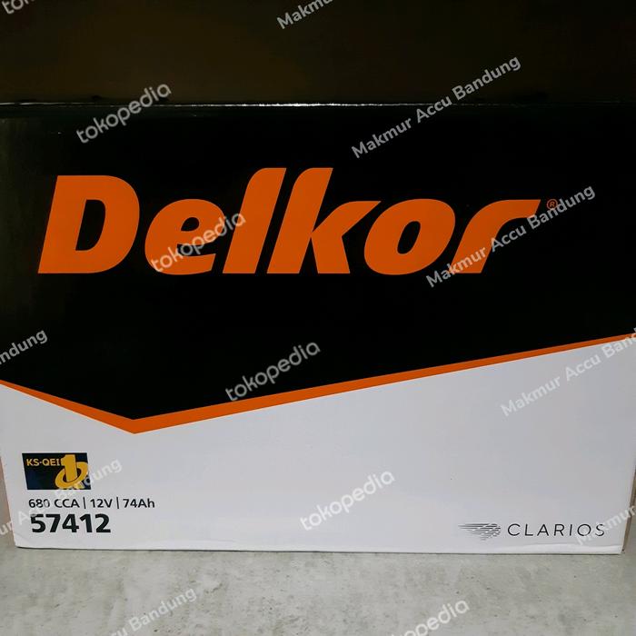 Jual 57412 DELKOR 12V 74AH AKI MERCY INOVA REBORN FORTUNER VRZ - Kota ...