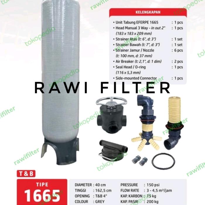 Jual TABUNG FRP 1665 HEAD 4" TABUNG FILTER AIR - Kota Surabaya ...