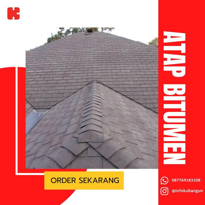 Jual [PROMO] Atap Sirap Bitumen Asphalt Shingle Onduline Setara - Kota ...