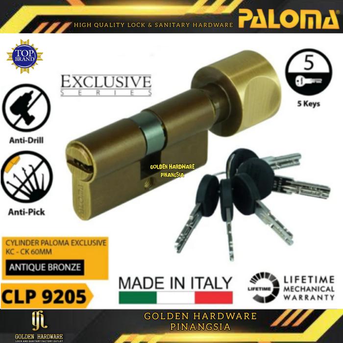 Jual PALOMA CLP 9205 CYLINDER KNOB PUTAR SILINDER KUNCI PINTU RUMAH ...
