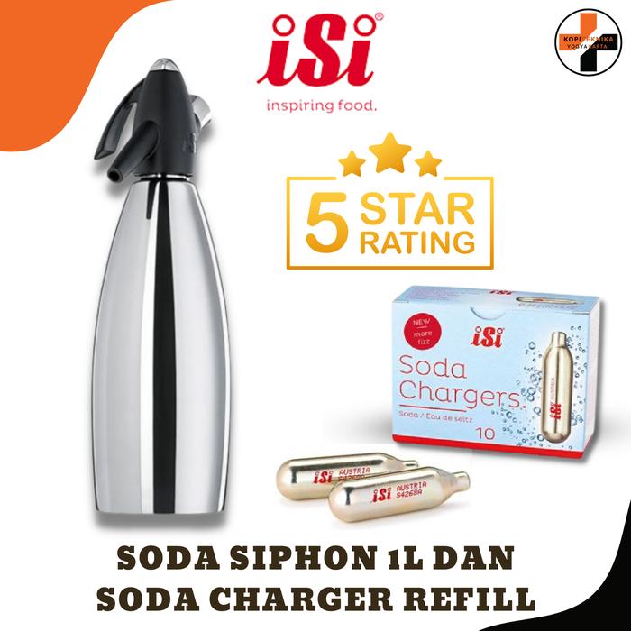 Jual Paket Soda Maker Merk ISI Original Austria - Soda Siphon - Soda ...