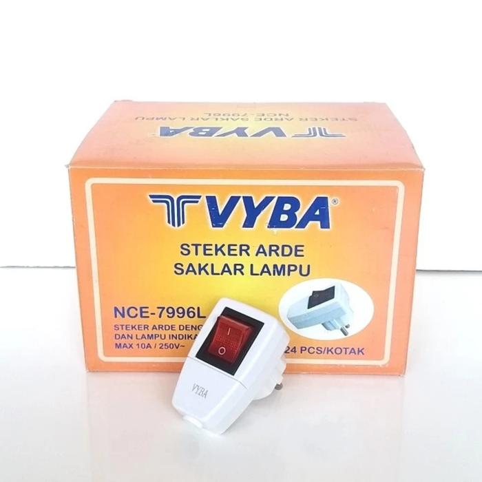 Jual Steker Arde Saklar Lampu Colokan Pompa VYBA 7996 - Kab. Bekasi - UTAMA JAYA LISTRIK | Tokopedia