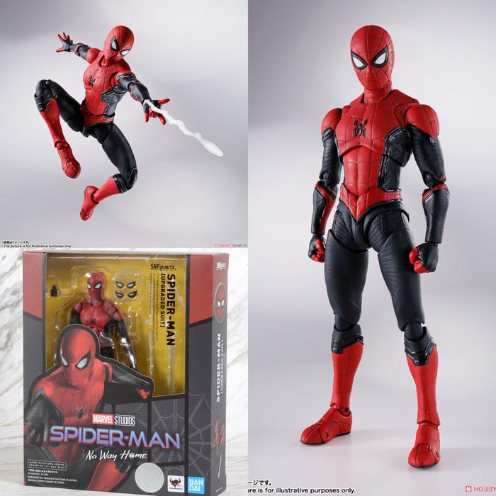 Jual Bandai S.H.Figuarts SHF Spiderman Upgrade Suit Spider-Man No Way ...