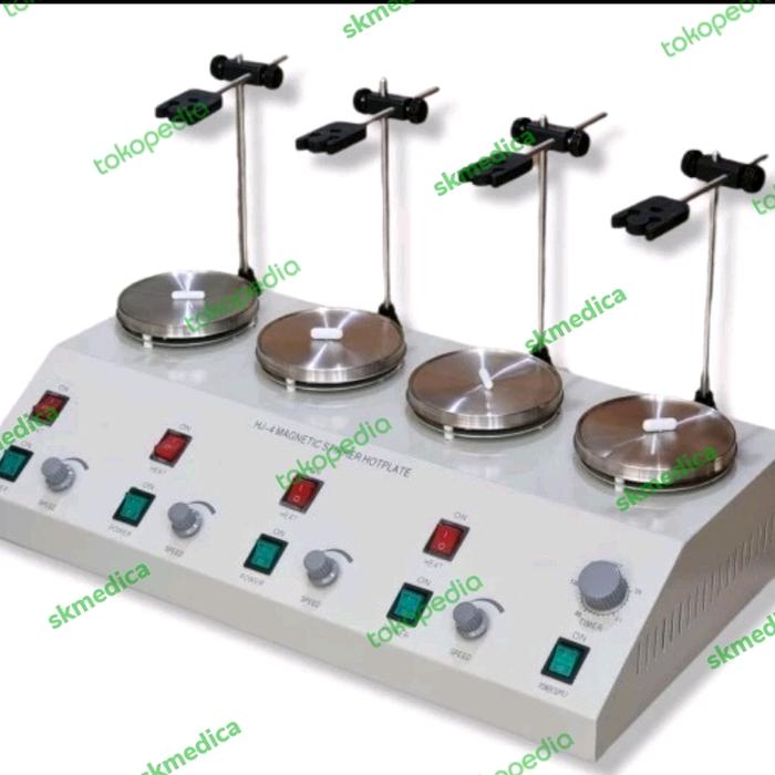 Jual saveral magnetic stirrer I hotplate stirrer 4 tungku - Jakarta ...