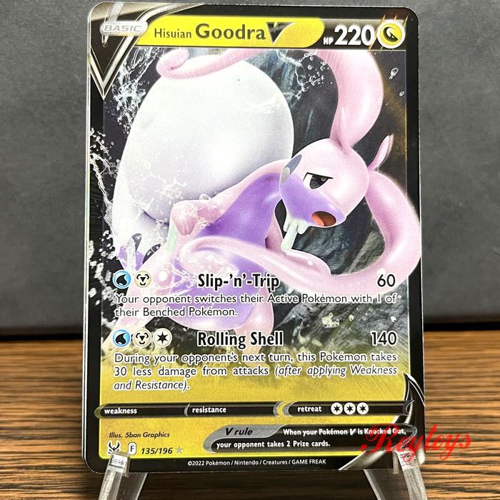 Jual Pokemon TCG Lost Origin - 135 Hisuian Goodra V - Jakarta Utara ...