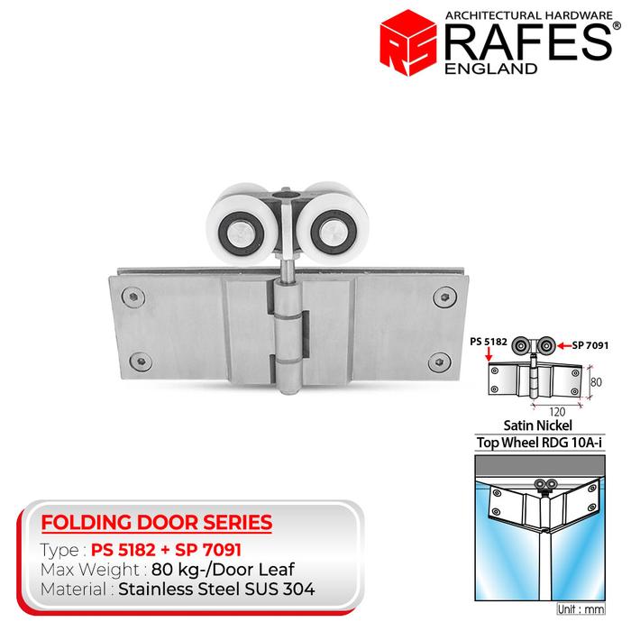 Jual REL RODA PINTU KACA FRAMELESS / POLOS RAFES STAINLESS STEEL 304 ...