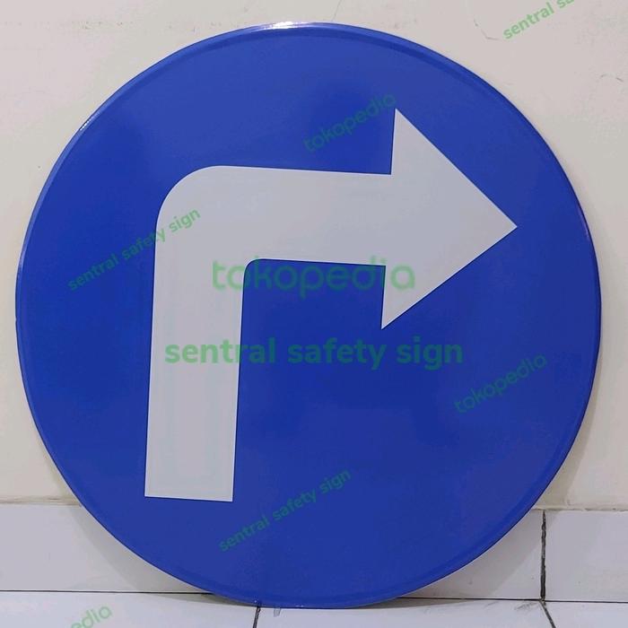Jual Rambu Belok Kanan Diameter 60cm - Jakarta Barat - SENTRAL SAFETY ...