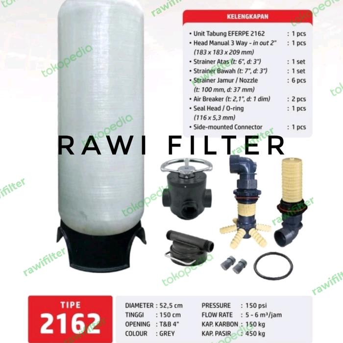 Jual TABUNG Filter Air 2162 kapasitas 6m3/jam - Kota Surabaya ...