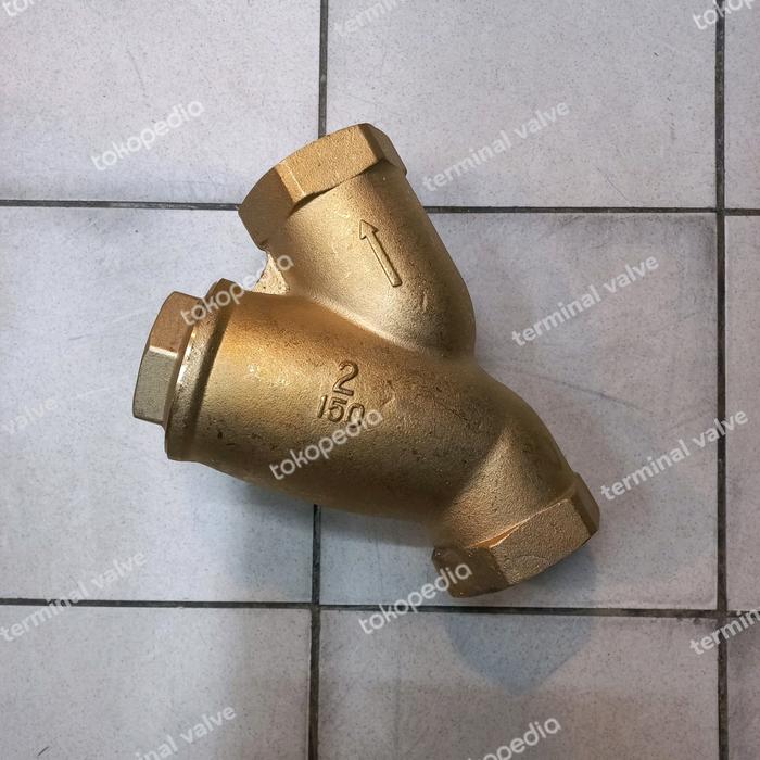 Jual y strainer onda 2"/y strainer kuningan onda 2 inch/strainer onda ...