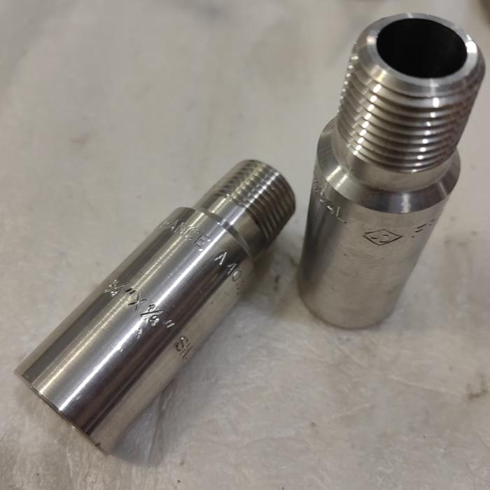 Jual Con Swage Nipple 3/4" x 1/2" Sch80s TSE x PLE A182 SS304L JD FRANCE - Kota Batam - Levino ...