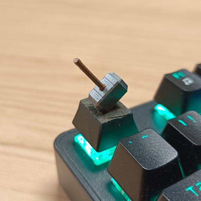 Jual Artisan Keycap Keycaps - Mjolnir Thor Hammer - Mechanical Keyboard ...