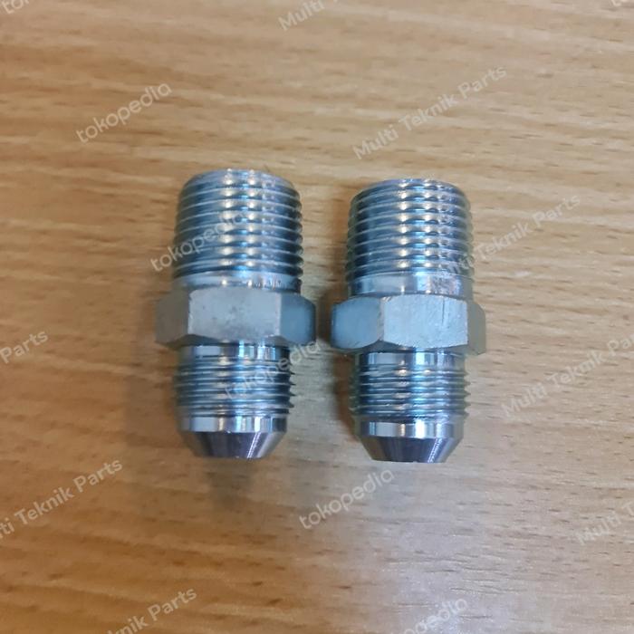 Jual Double Nepel Hydraulic NPT X JIC 1 1/2" inch - Jakarta Barat - Multi Teknik Parts | Tokopedia