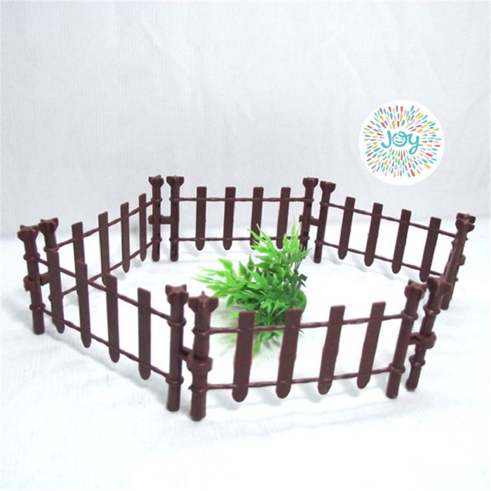 Jual 1pc Miniatur Pagar Plastik Taman Maket Diorama Landscape Topper ...