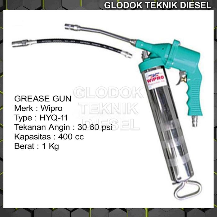 Jual WIPRO Air Grease Gun Lubricator Gun Pompa Gemuk HYQ 11 ORIGINAL ...