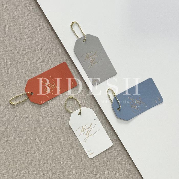Jual THANK YOU TAG/GIFT TAG/HANG TAG/KARTU UCAPAN - THX-1, Grey/Clay ...