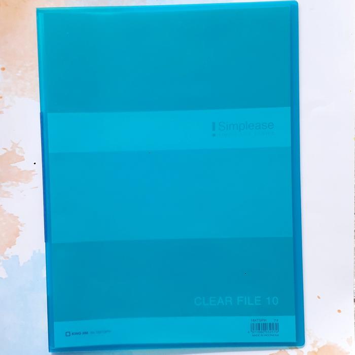 Jual KING JIM Kingjim 184TSPH Clear File Holder A4-S ukuran A4 10 ...