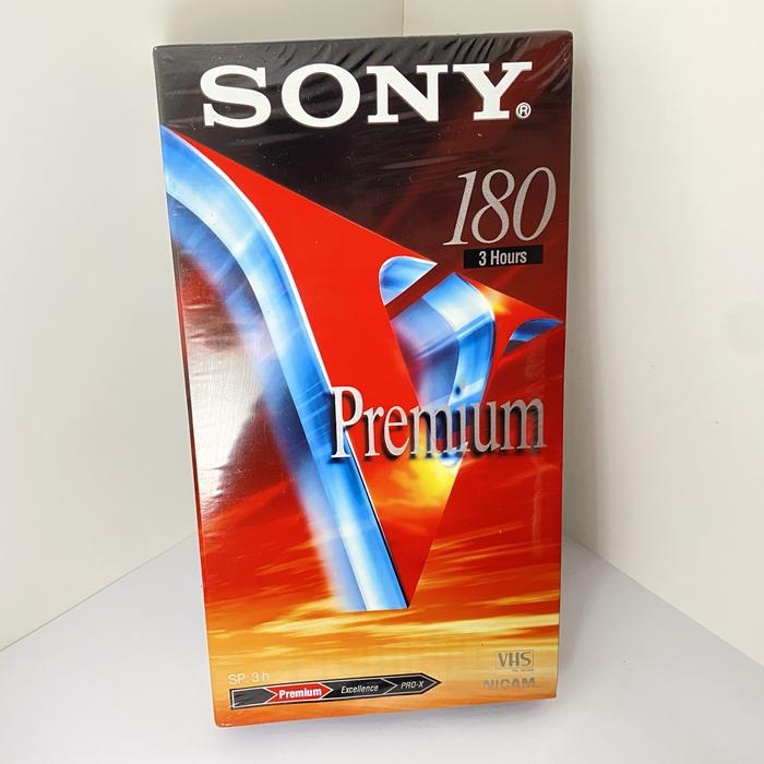 Jual Kaset VHS SONY 180 (3 jam) Premium - Kosong Baru Segel - Jakarta ...