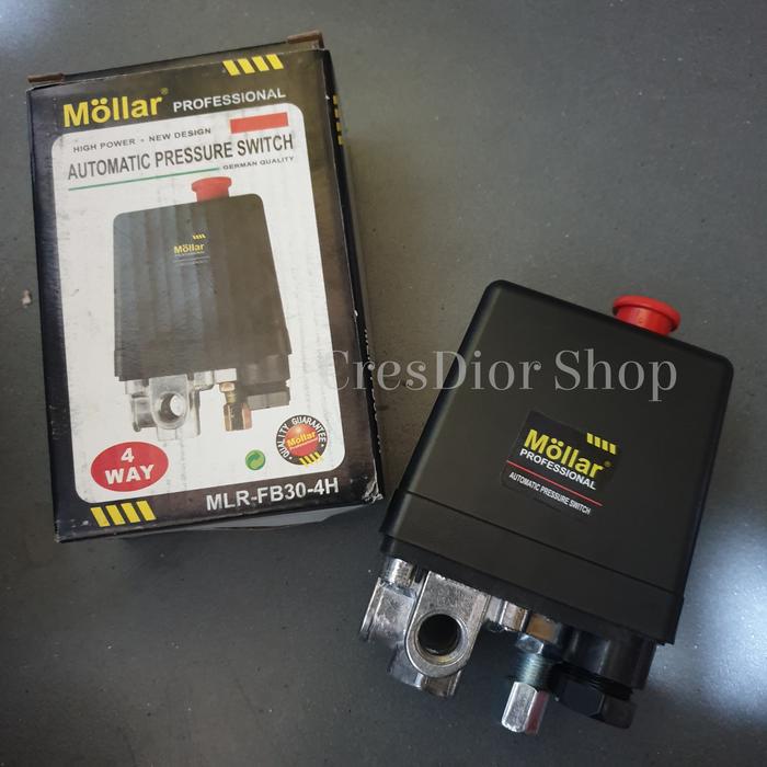Jual otomatis kompresor angin 4 lubang 4 way automatic compressor ...