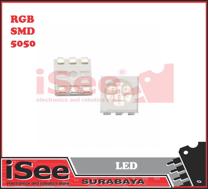 Jual LED RGB 5050 SMD Merah Hijau Biru 6p 6 pin Red Green Blue RGB5050 - Kota Surabaya ...