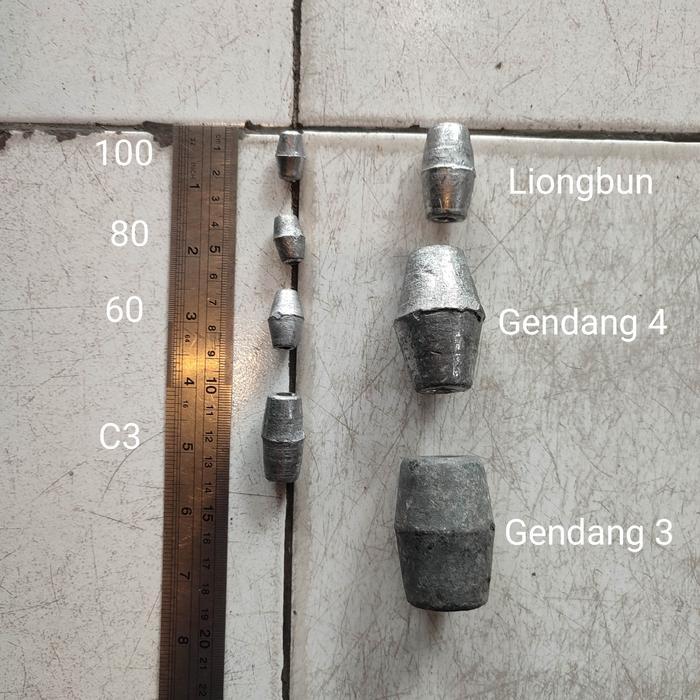 Jual Timah Bloon / Timah Melinjo Pemberat Pancing Jaring MURAH Semua ...