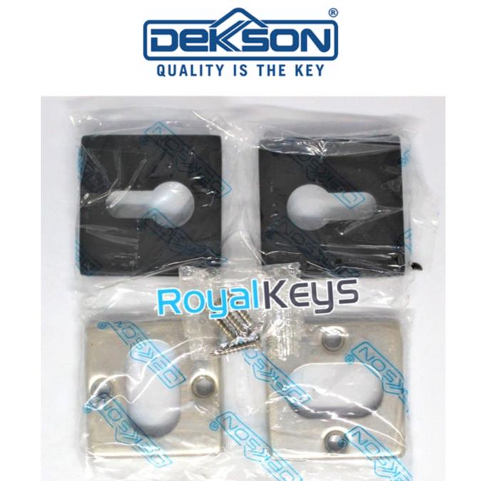 Jual Escutcheon Kotak Dekson Dekkson ESCN SQ01 Black Hitam Tutup ...