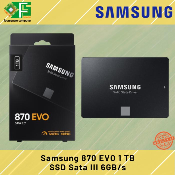 Jual Samsung 870 EVO 1 TB | SSD 1TB Sata III 6GB/s 2,5" Resmi Garansi 5 Thn - Kota Bandung ...