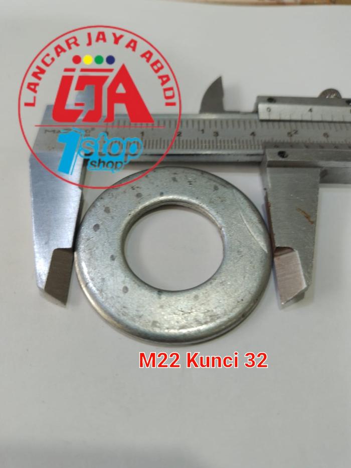 Jual Ring Plat Baut Mur Berbagai Macam Ukuran - M22 KUNCI 32 - Kota ...