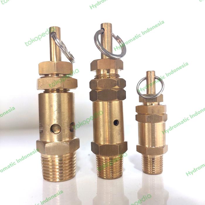 Jual SAFETY VALVE KUNINGAN DRAT 1/2" INCH 10 BAR - Jakarta Barat ...