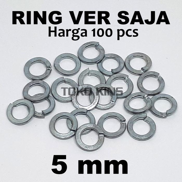 Jual Ring Ver putih 5mm M5 kunci 8 per 100 pcs - Jakarta Barat - TOKO ...