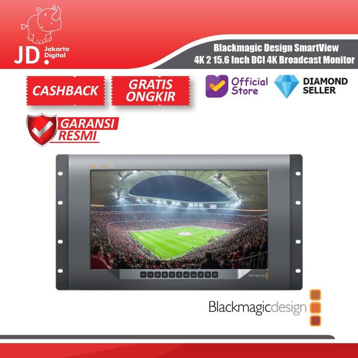 Promo Blackmagic Design SmartView 4K 2 15.6 Inch DCI 4K Broadcast ...