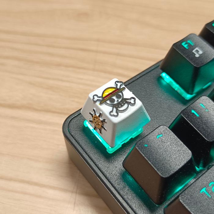 Jual Artisan Keycap Keycaps - One Peace Logo - Mechanical Keyboard ...