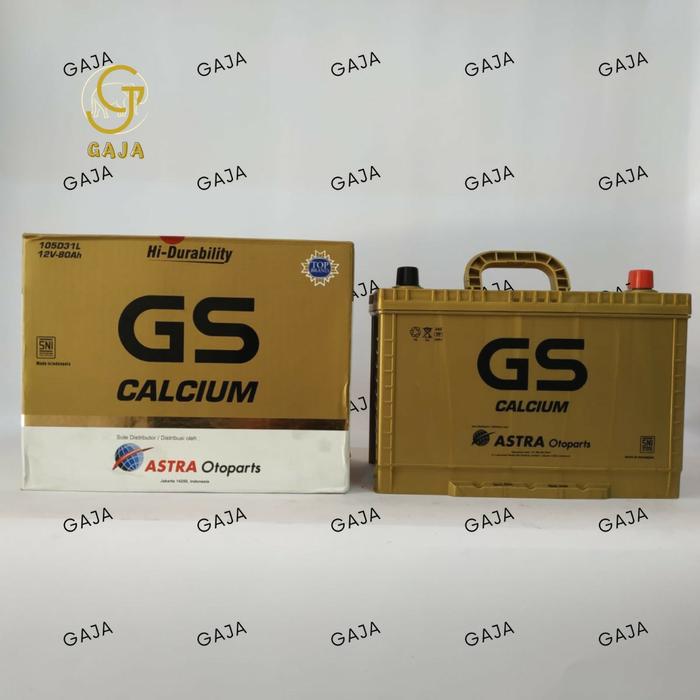 Jual Aki GS ASTRA Type GS CALCIUM 105D31L 12V 80Ah Mobil Fortuner ...