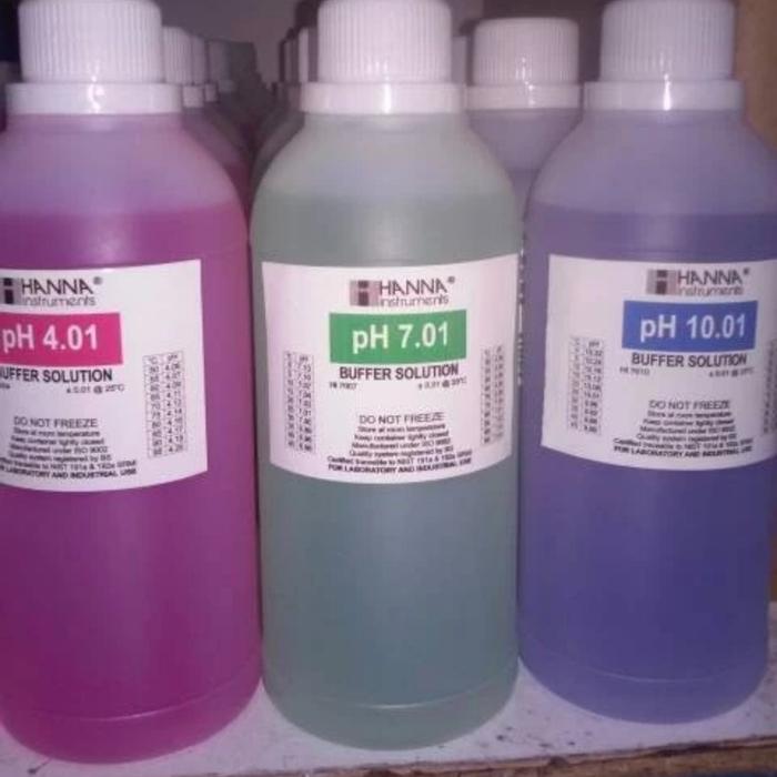 Jual Buffer Solution 500 ml pH 4, pH7 dn pH 10 Hanna - Kota Bekasi - gabrielgaol | Tokopedia