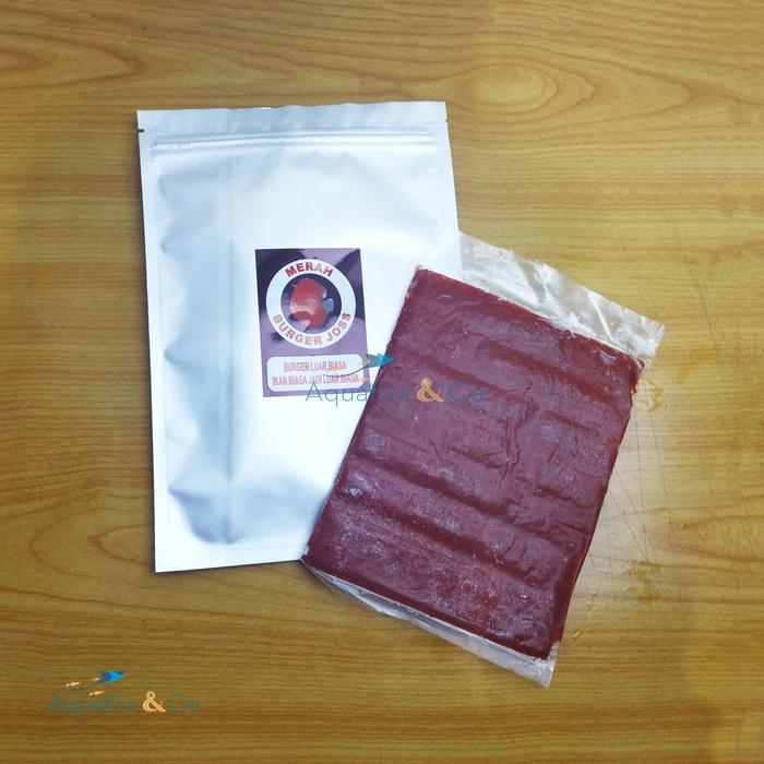 Jual Ki Alai Burger Joss Makanan Pakan Ikan Discus 100gr Frozen Food ...