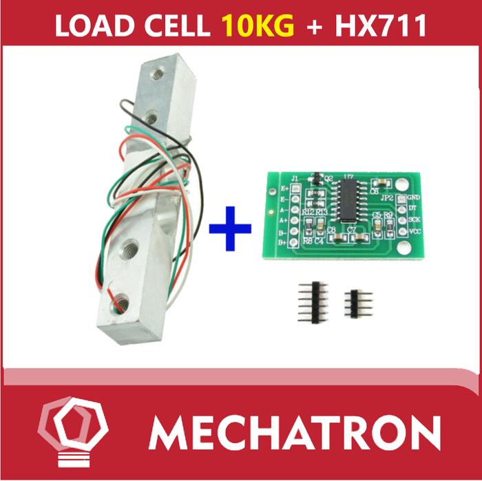 Jual Load Cell 10kg Sensor berat tekanan timbangan hx711 hx-711 loadcell - Kota Depok ...