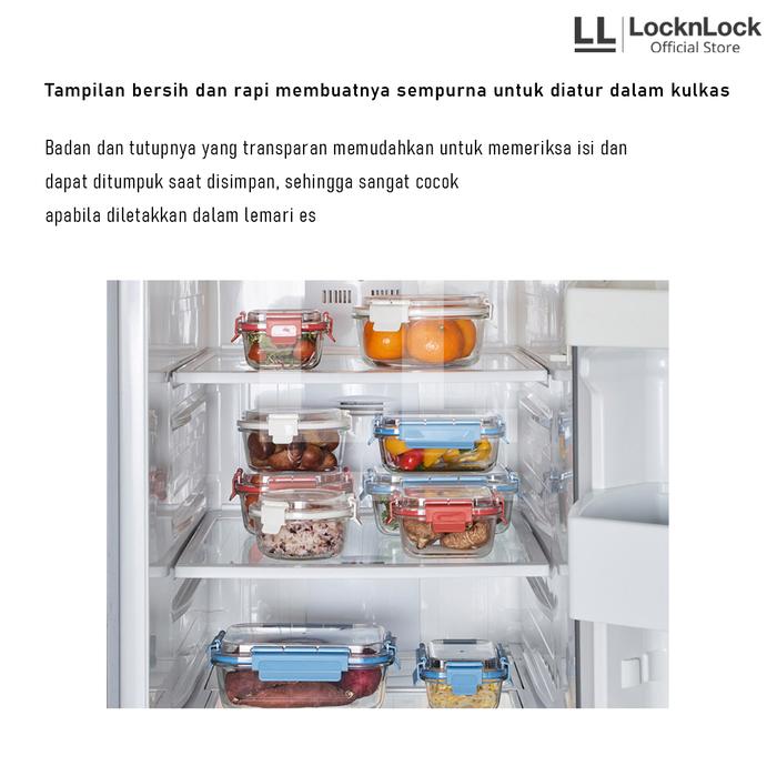 Jual Locknlock Tritan Cap Square Oven Glass Container Kedap Air Dan ...