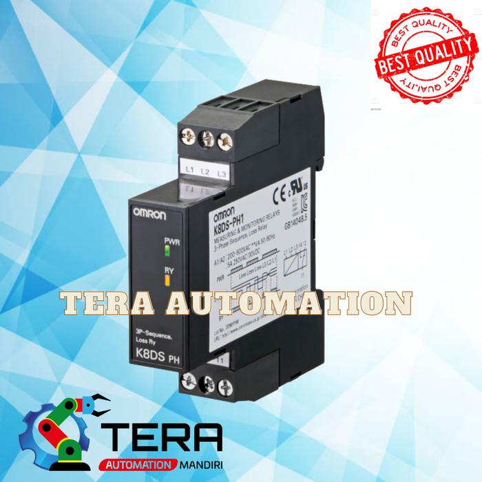 Jual Monitoring Relay K8DS-PH1 Omron Kontrol Phase Relay READY STOK - Jakarta Utara - Tera ...