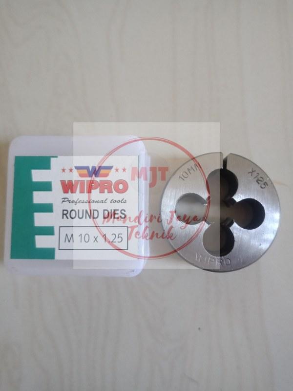 Jual Mata Senai Snai drat luar / Round Dies M10 x 1.25 WIPRO - Kota ...