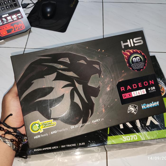 Jual Dus Box Vga HIS RX 560 4gb Icooler ORIGINAL - Kota Tangerang ...